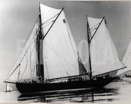 Vintage Press Photo Genoa Sailing Ship Departure Cruise Kutter 1931 ...