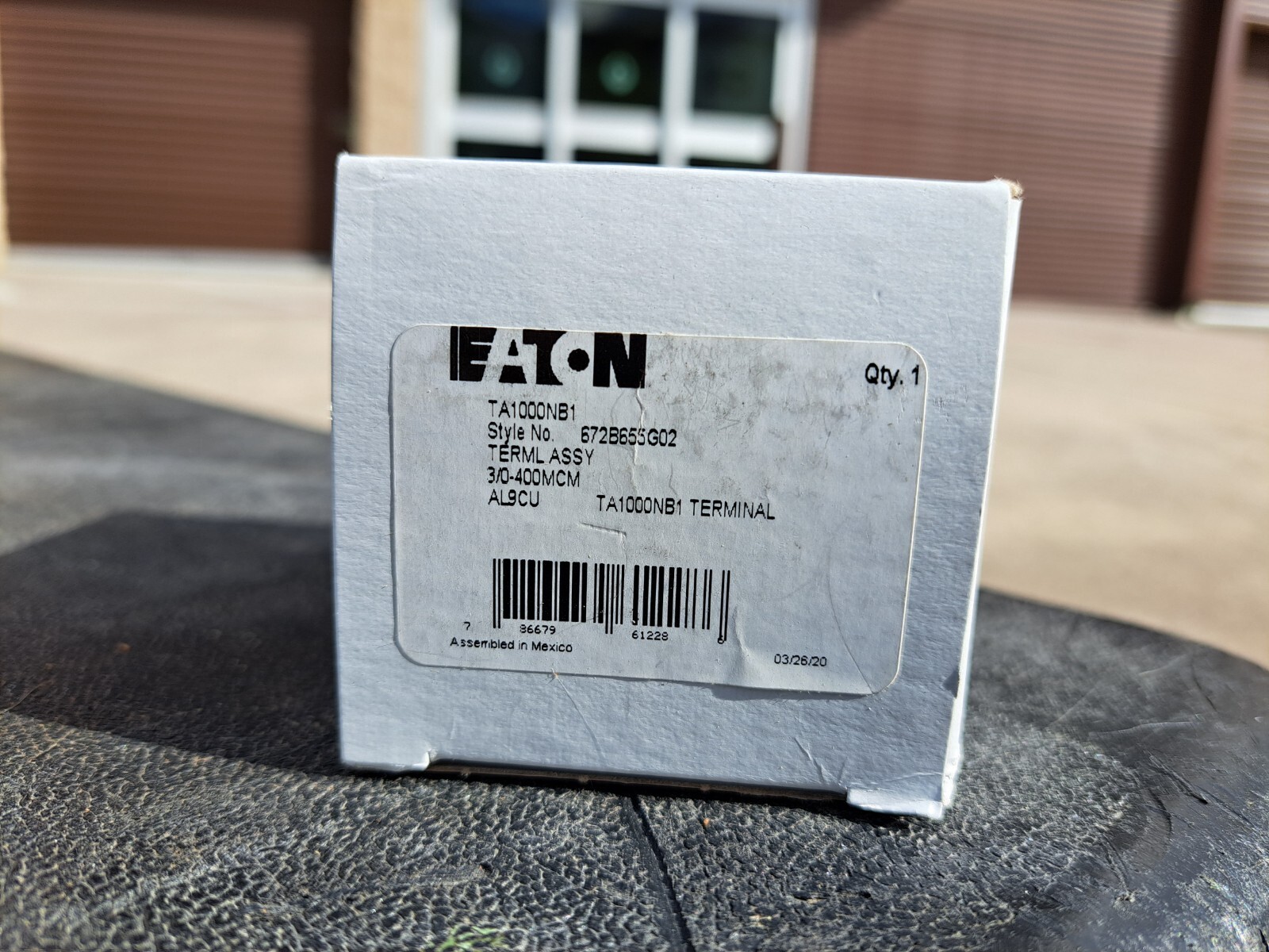 Eaton TA1000NB1 Molded case circuit breaker accessory terminal ...