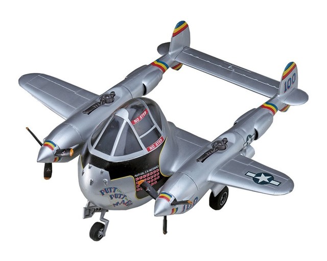 Hasegawa TH26 60136 P-38 Lightning Eggplane Fighter Series Aircraft ...