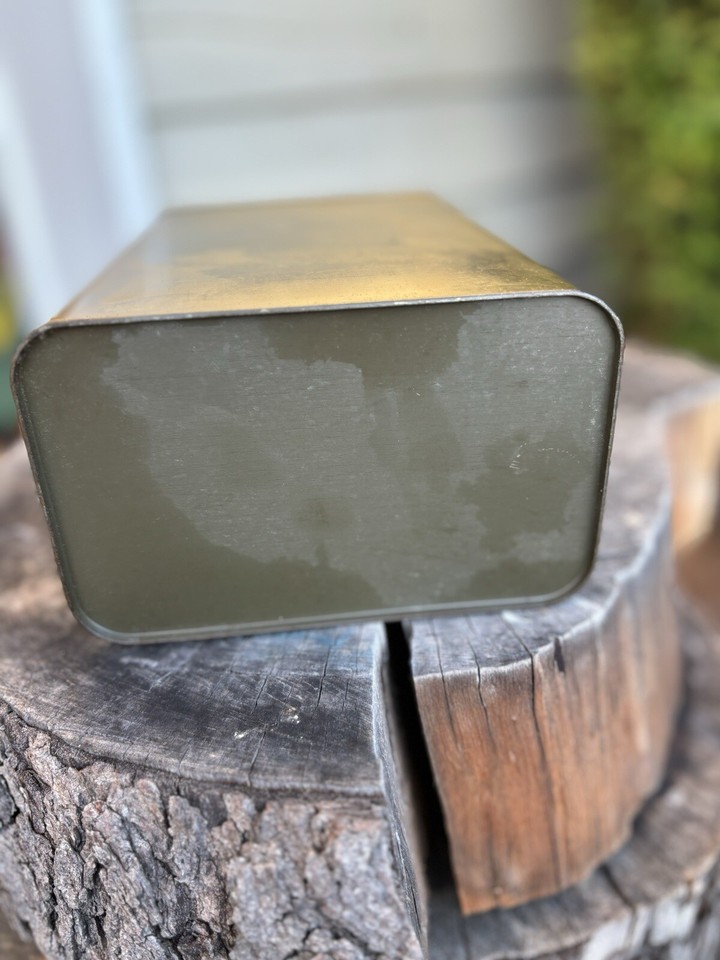 Vintage US Army Rifle Bore Cleaner Tin 1 Gallon. Military. Octagon ...