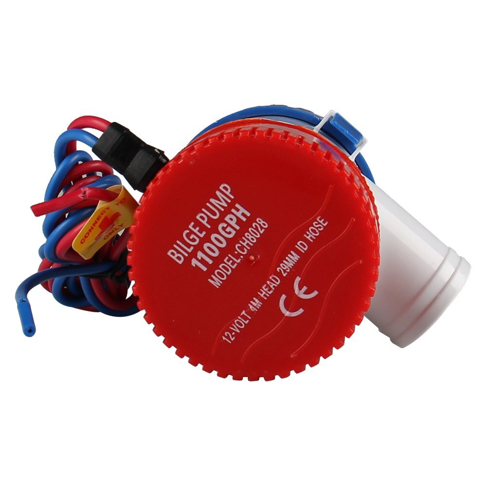 1100 GPH 12V Marine Boat Bilge Water Pump Submersible for Yacht RV SPA ...