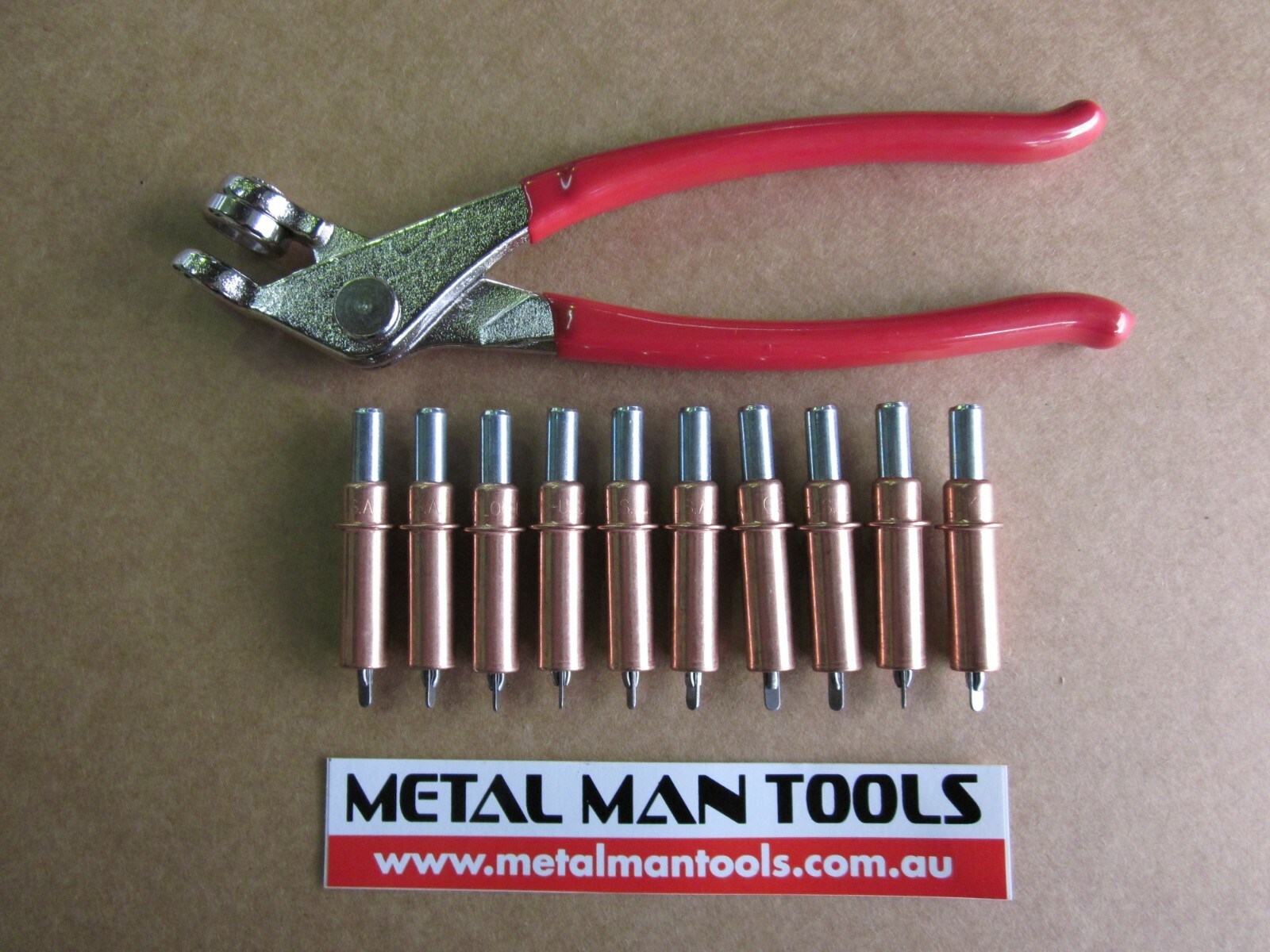 CLECO SET, 20 X 1/8" and PLIERS, SKIN PINS, PANEL BEATING, HOTROD ...