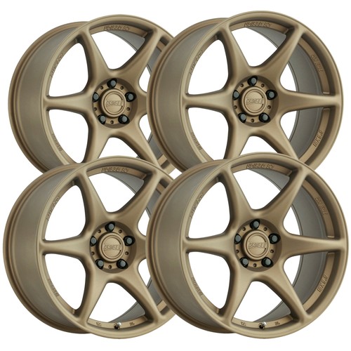 (Set of 4) Kansei K11B Tandem 17x9 5x4.5" +35mm Bronze Wheels Rims 17 ...