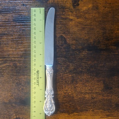 REED & BARTON Mirrorstele STERLING SILVER Handle Francis I pat 9 inch ...