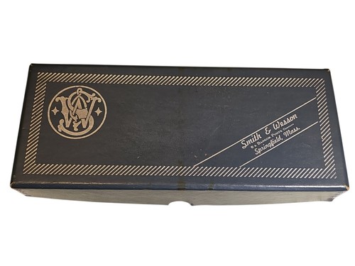 Vintage Blue Smith & Wesson EMPTY Pistol BOX Only | eBay