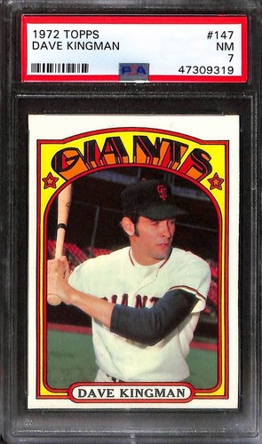 1972 Topps #147 Dave Kingman PSA 7 NM 47309319 | eBay