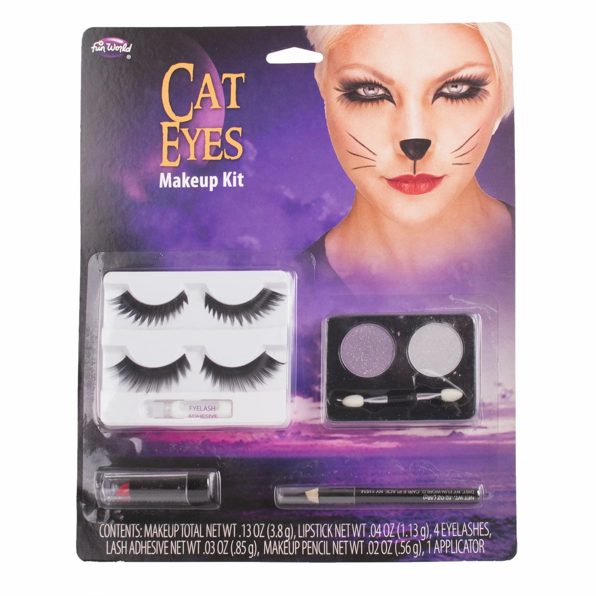 Halloween Cat Eyes Makeup