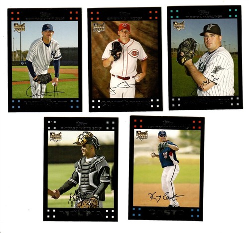 2007 Topps Factory Set Bonus: Rookies Nice (5) Card lot See list & scan ...