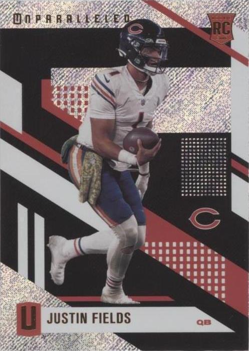 2021 Panini Chronicles - Unparalleled Justin Fields #UNP-15 (RC) for ...