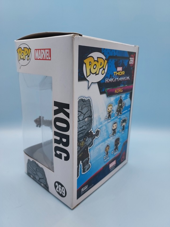 KORG • Funko Pop #269 Thor Ragnarok Vinyl Figure Marvel Vaulted New In ...