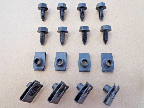 (12pcs) BODY PANEL BOLTS & U-NUTS! FOR 60-70s MOPAR A B C E BODY CUDA ...