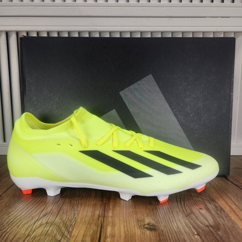Adidas X Crazyfast League FG IG0605 Mens Size 12 Yellow Athletic Soccer ...