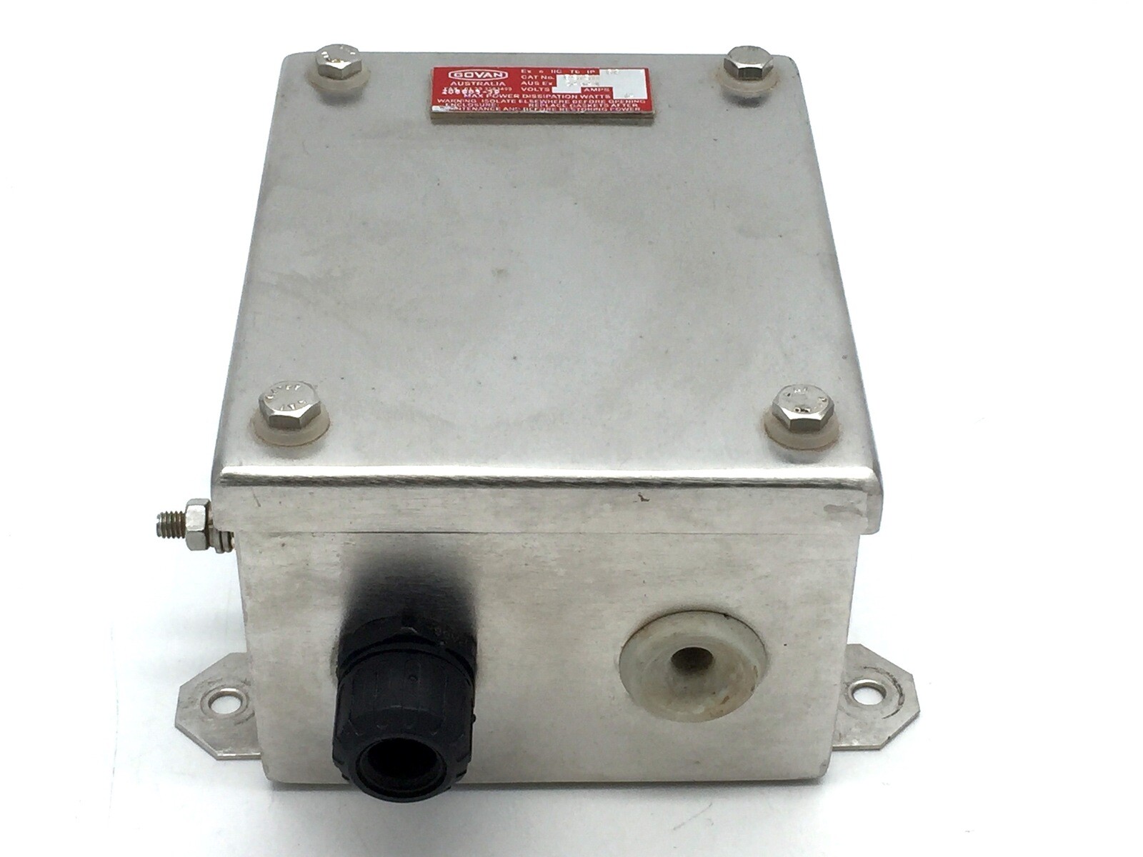 GOVAN ES1511 Junction Box Max 8W IP66 +-55˚C SIM08.0018X | eBay Australia