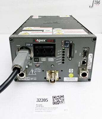 32205 ADVANCED ENERGY APEX 1513 RF GENERATOR, 660-063435-004 3156110 ...