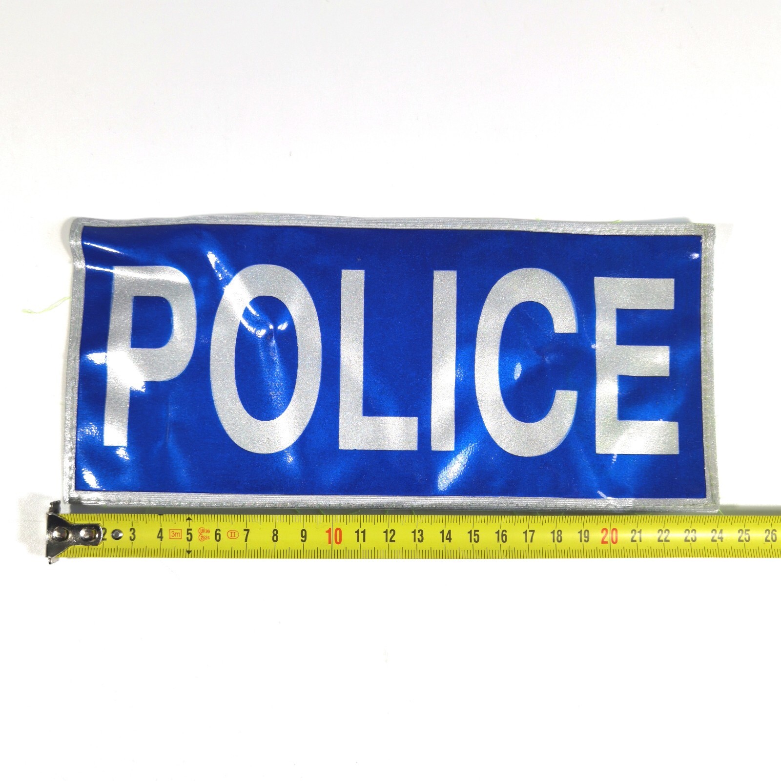 Genuine British Police Reflective Patch Obsolete Sign Badge Large size ...