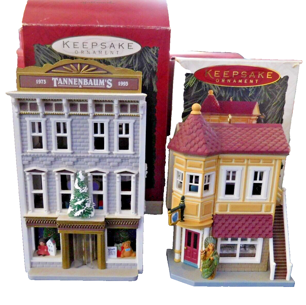5"-6" Tall 26 Pcs Original Boxes 1992-2013 Vintage Hallmark Village ...