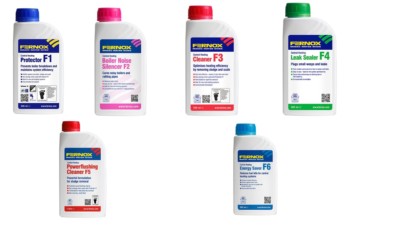 FERNOX F1 F2 F3 F4 F5 F6 PROTECTOR CLEANSER BOILER NOISE LEAK SEALER ...