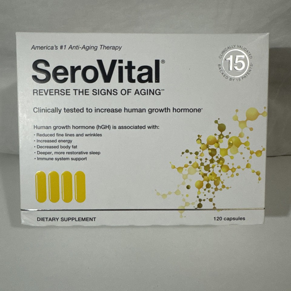 SeroVital 120ct Clinical Strength Supplement Reverse The Signs Of Aging ...