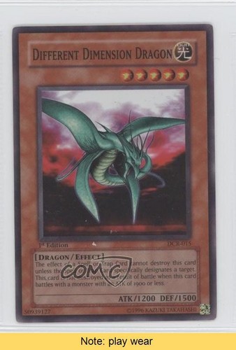 Different Dimension Dragon 1st Ed. YuGiOh Dark Crisis #DCR-015 2003 ...