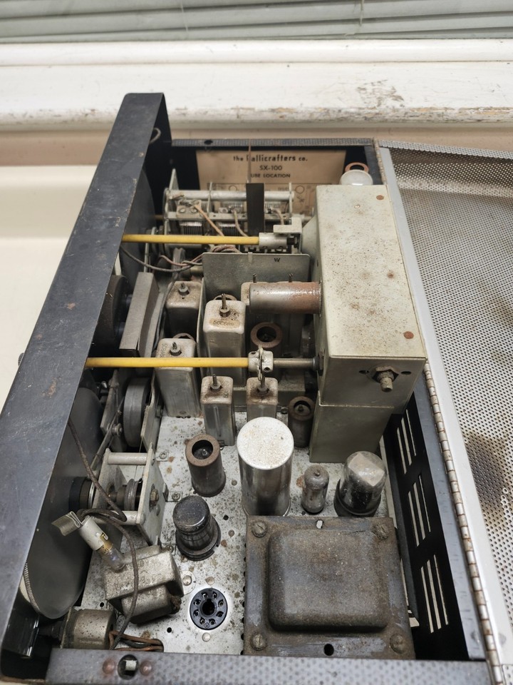 Hallicrafters Model SX-100 Vacuum Tube Ham Shortwave Radio Receiver ...