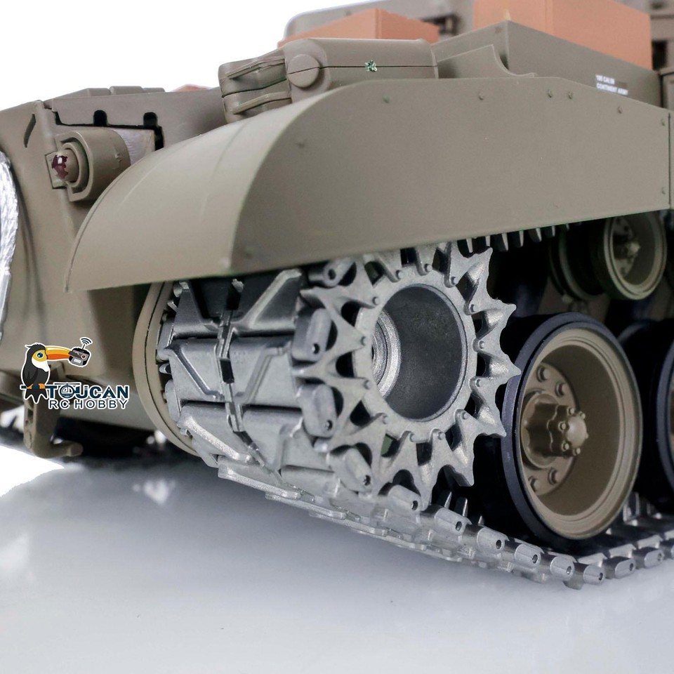 1:16 Henglong 7.0 USA M26 Pershing RTR RC Tank Metal Track 3838 W ...