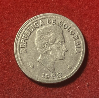 Colombia 20 Centavos 1963 Copper-Nickel Coin KM#215.2 T5889 | eBay