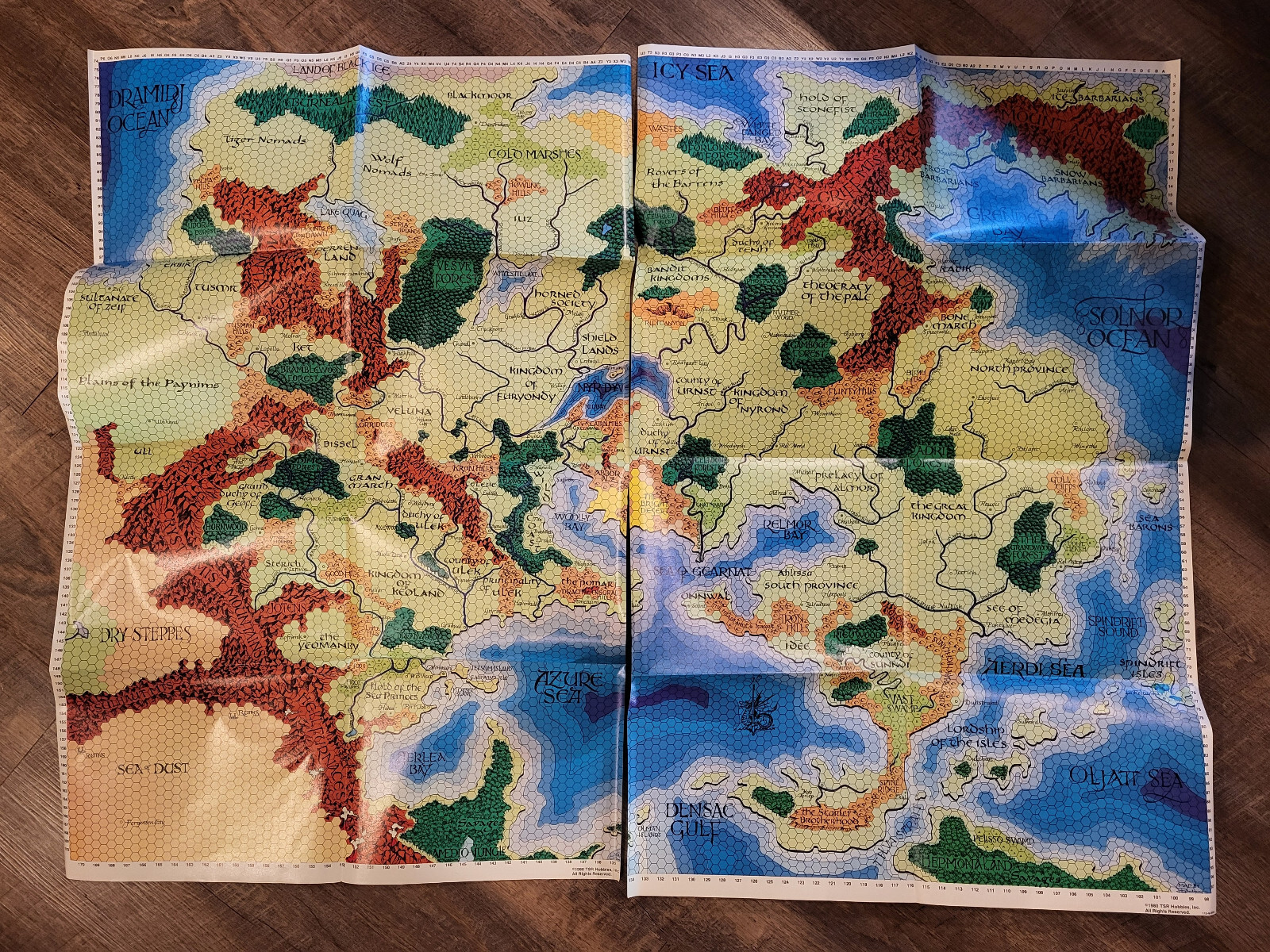 World of Greyhawk Box Set 1015 Advanced Dungeons & Dragons AD&D DnD ...