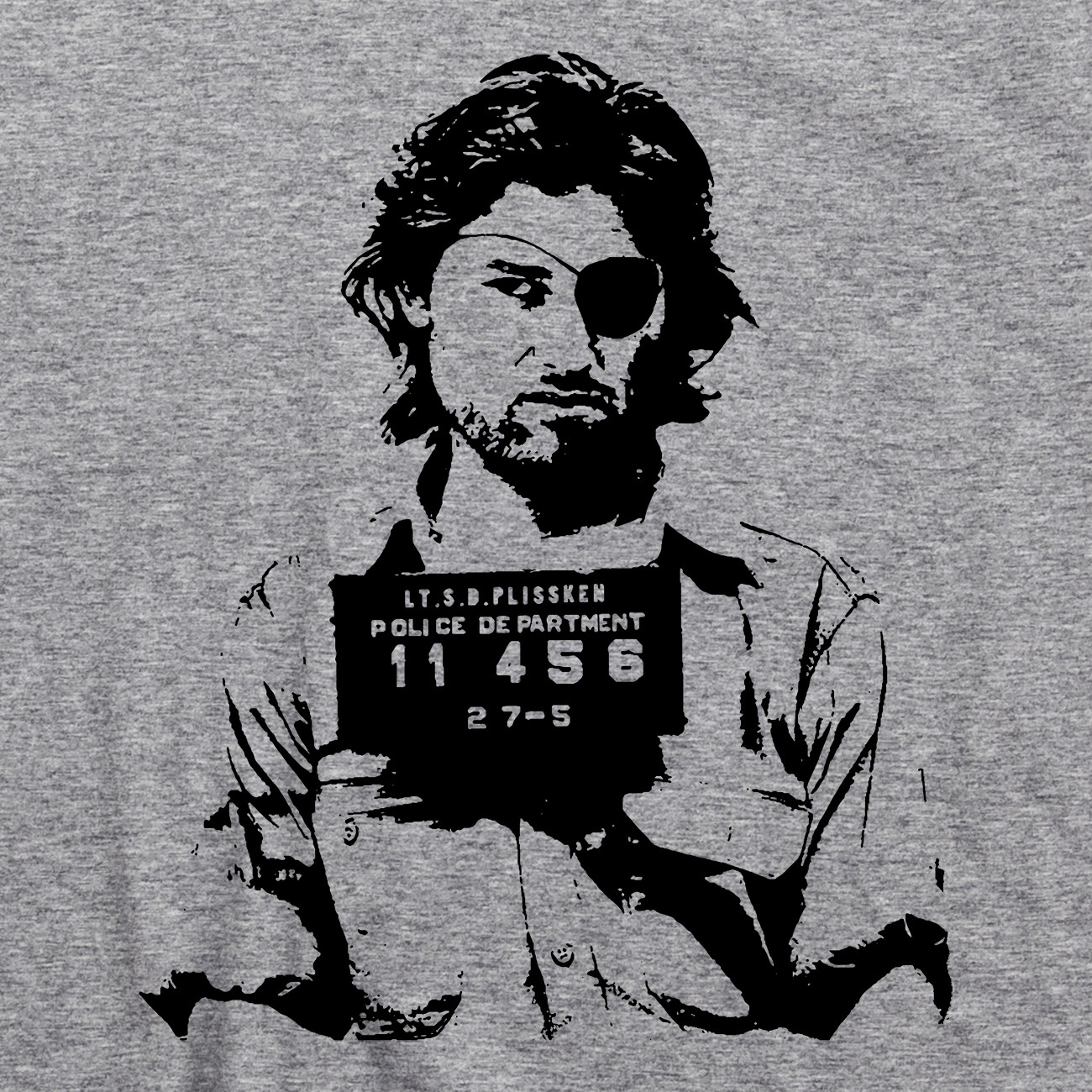 Escape From New York T Shirt LA Snake Plissken Mugshot John Carpenter ...