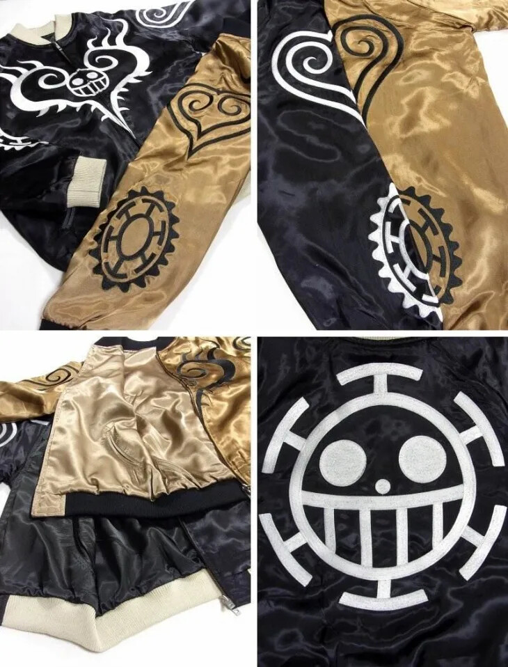 Sukajan ONE PIECE Trafalgar Law OPSJ-003 Reversible Embroidery Jacket ...