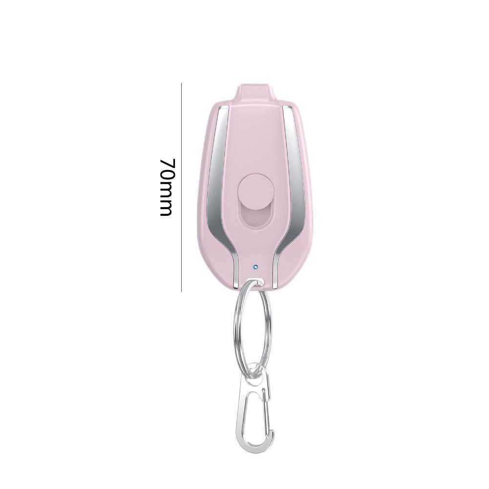 5V 1500mah Keychain Power Bank Wireless Mini Portable Charger (Pink 8 ...