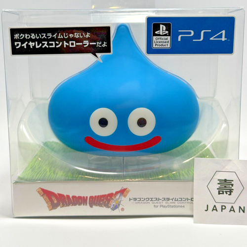 Dragon Quest Slime Controller PS4 HORI Wireless Blue Warrior Gamepad ...
