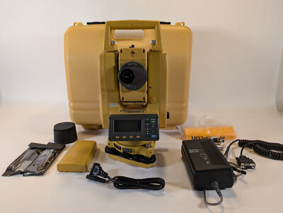 Topcon Total Station GTS-235W Surveying Case, Charger, Battery | eBay