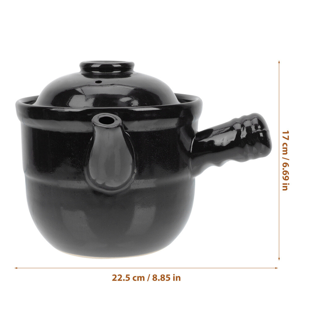 Japanese Clay Pot Casserole Dish with Lid Boiling Medicine Ceramics | eBay