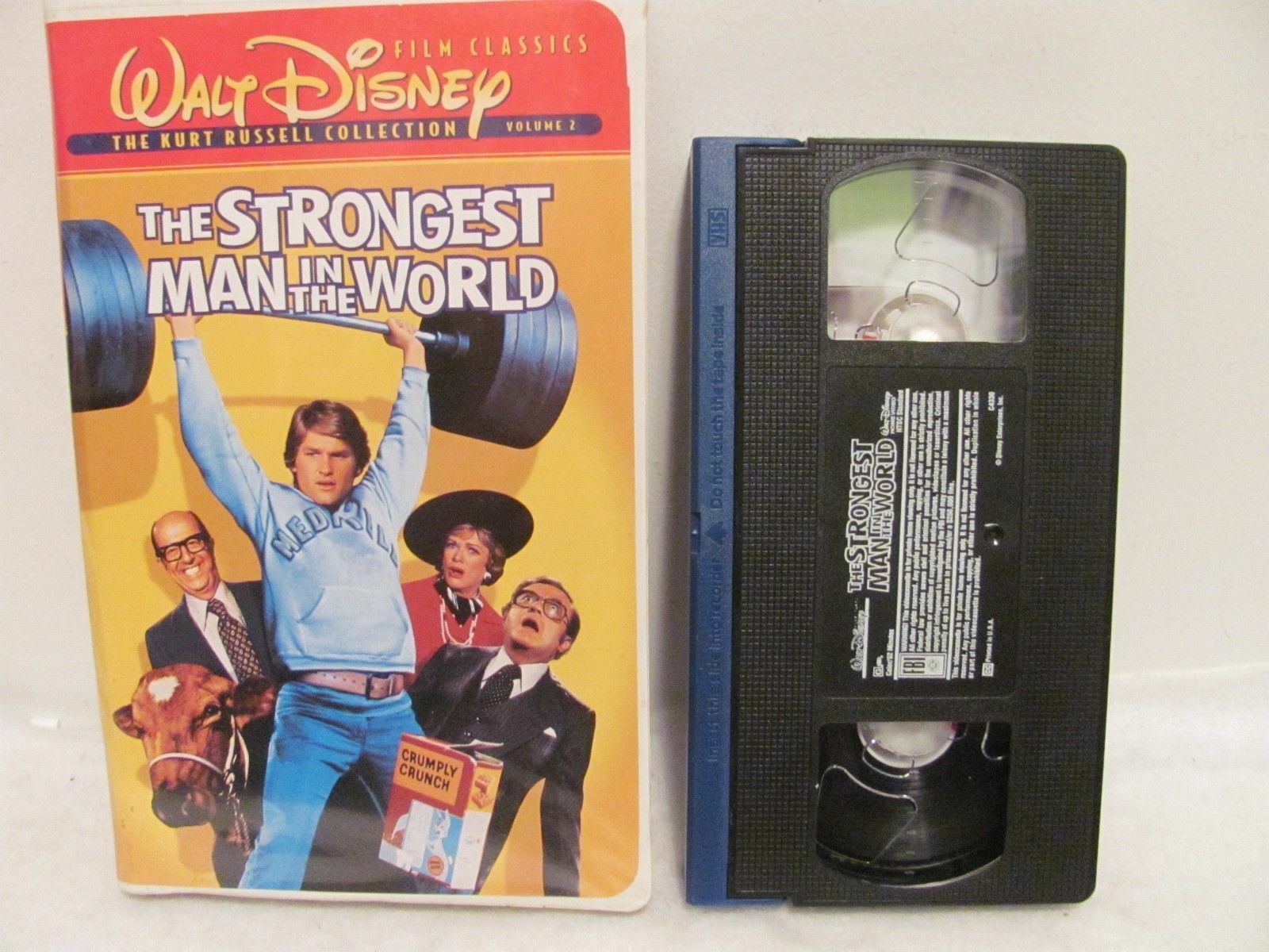 VHS The Strongest Man in the World (VHS, 2000, The Kurt Russell ...