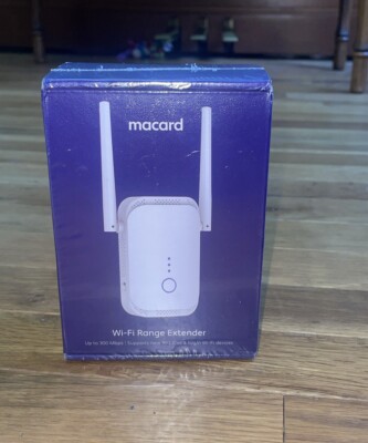 Macard WiFi Range Extender 300Mbps 2023 Model N300 New In Box - Factory ...