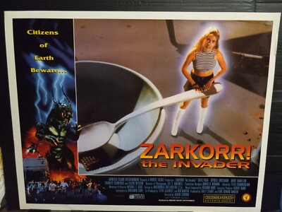 Lobby Card 1996 ZARKORR THE INVADER tiny pixie Torie Lynch must save ...