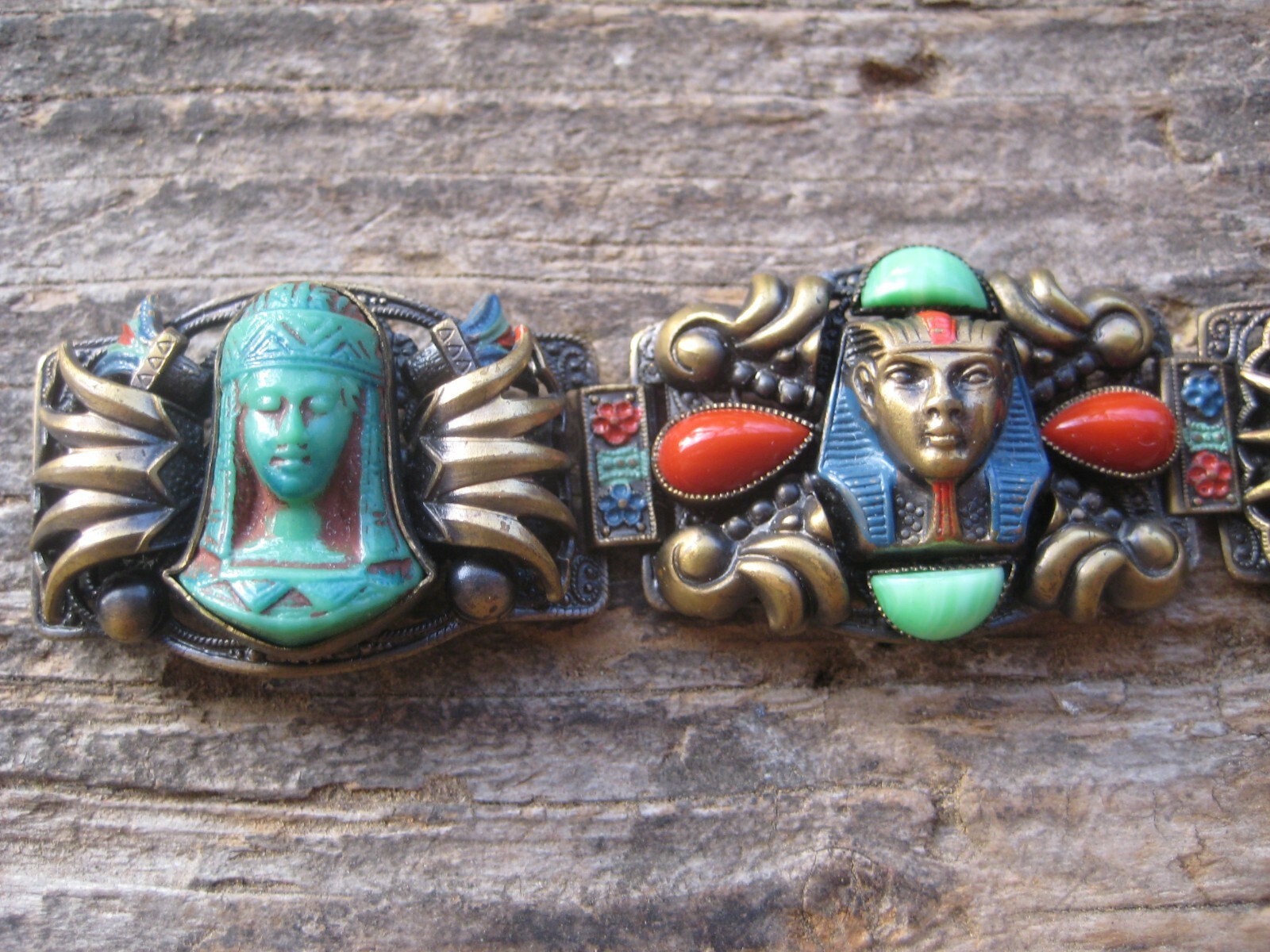 GENUINE NEIGER BROTHERS EGYPTIAN REVIVAL BRACELET - Gem