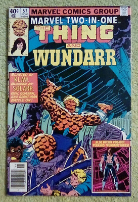 Marvel Two-In-One #57 (Marvel, 11/79) 8.0 VF (starring Thing & Wundarr ...