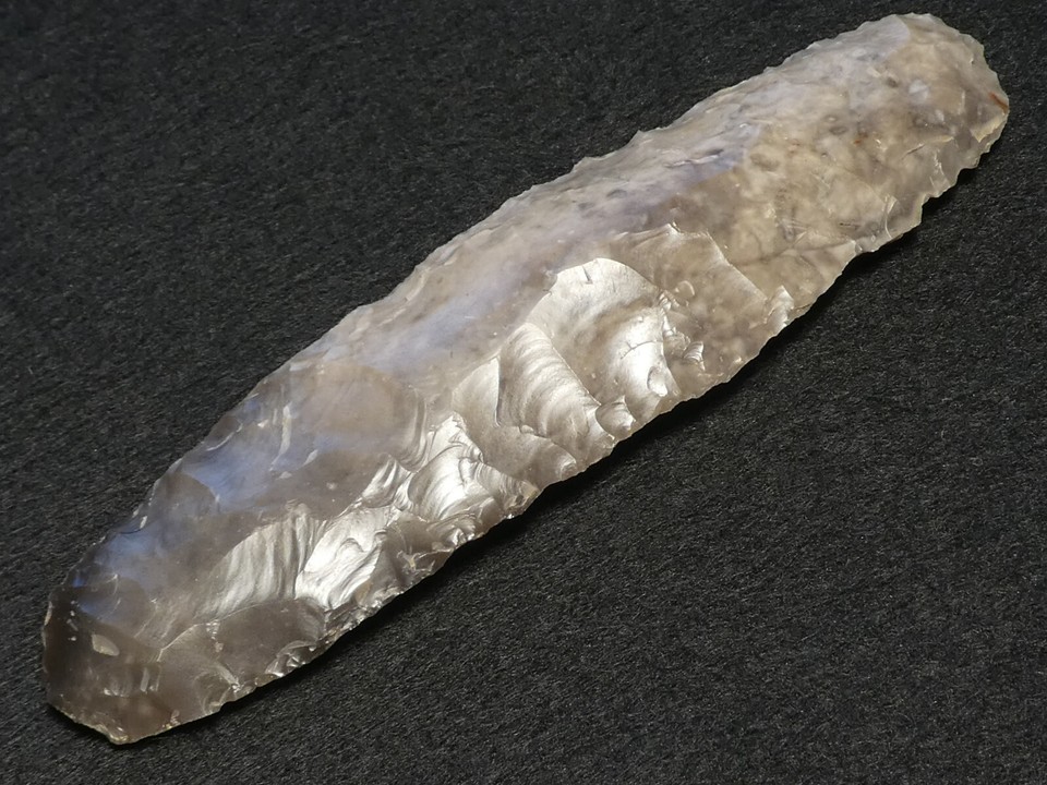 5400Y.O: X-RARE HALBERD DAGGER-AX 152mm DANISH STONE AGE NEOLITHIC ...