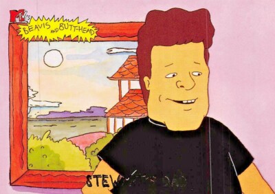 Beavis and Butt-Head 1994 Fleer Ultra Trading Card #9269 Stewart's Dad ...