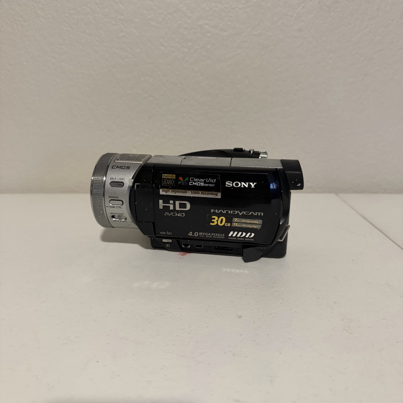 SONY HANDYCAM HDR-SR1 - 1080p HD "NIGHTSHOT" HANDHELD CAMCORDER 30GB ...