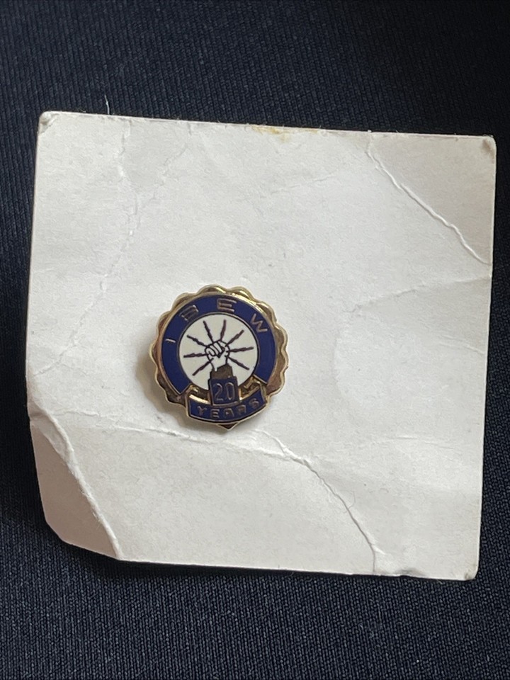 VTG IBEW 20 Years Service International Brotherhood Electrical Worker ...