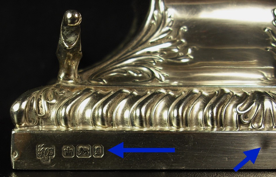 British Inkwell from Sheffield Hawksworth Eyre Silver 1899 Ag 925 | eBay