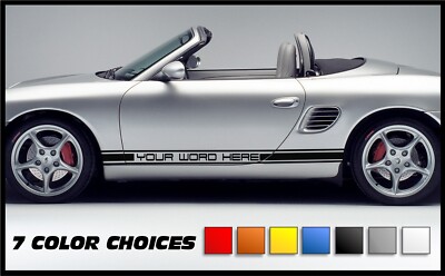 Side Stripes Custom Decal Kit for Porsche Boxster, Cayman, 944 & some ...