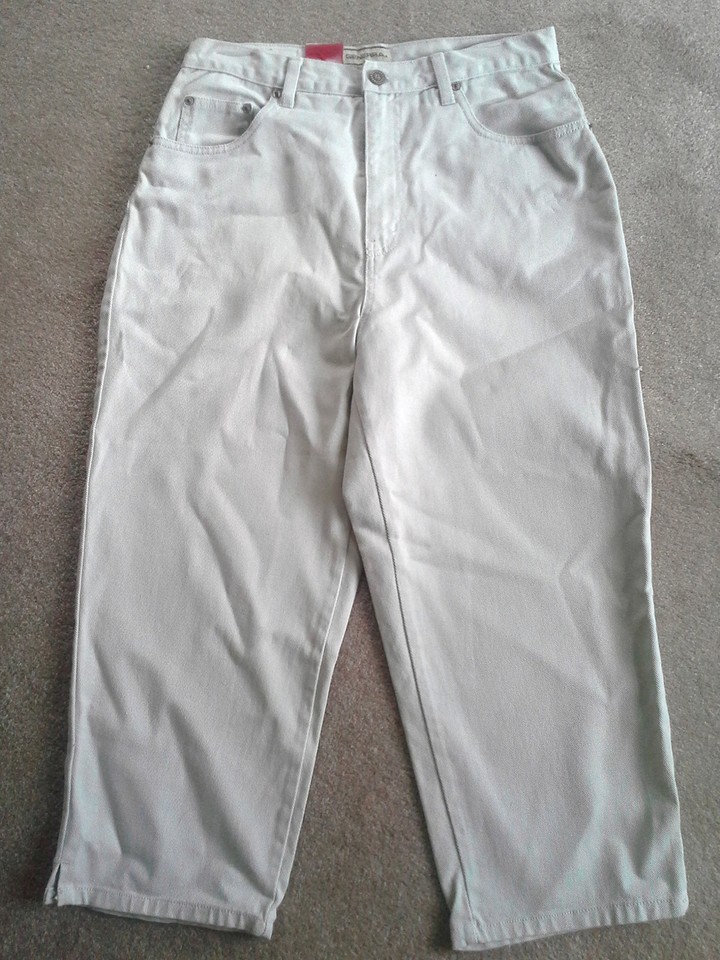 GENERRA JEANS WOMENS CAPRI ECRU SIZE 10 NEW WITH TAGS! | eBay
