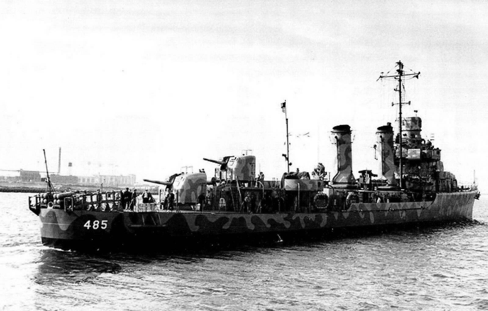 Postcard USS Duncan DD-485 Destroyer | eBay