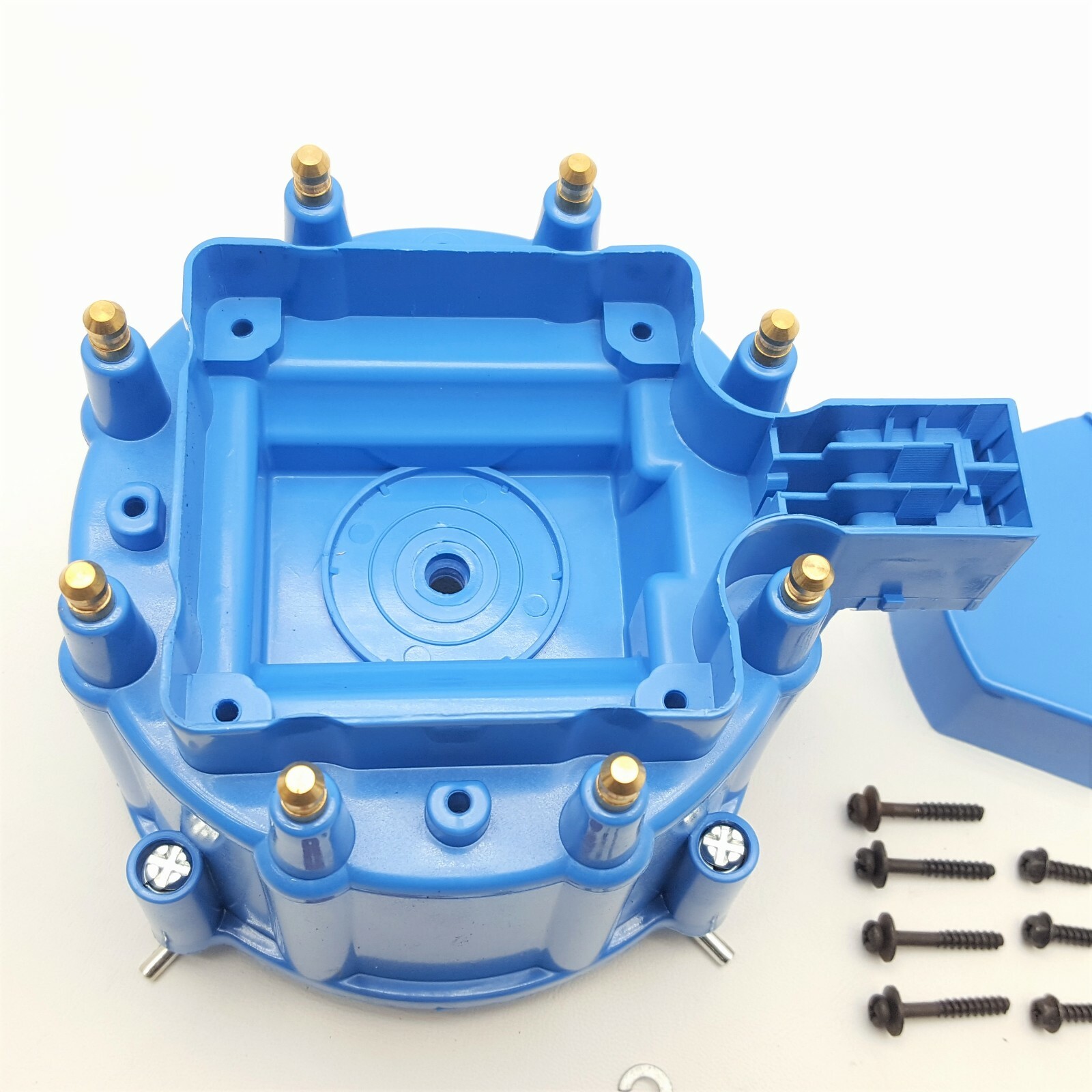 Chevy GM Blue HEI Large Distributor Cap Rotor Kit SBC BBC 305 327 350 ...
