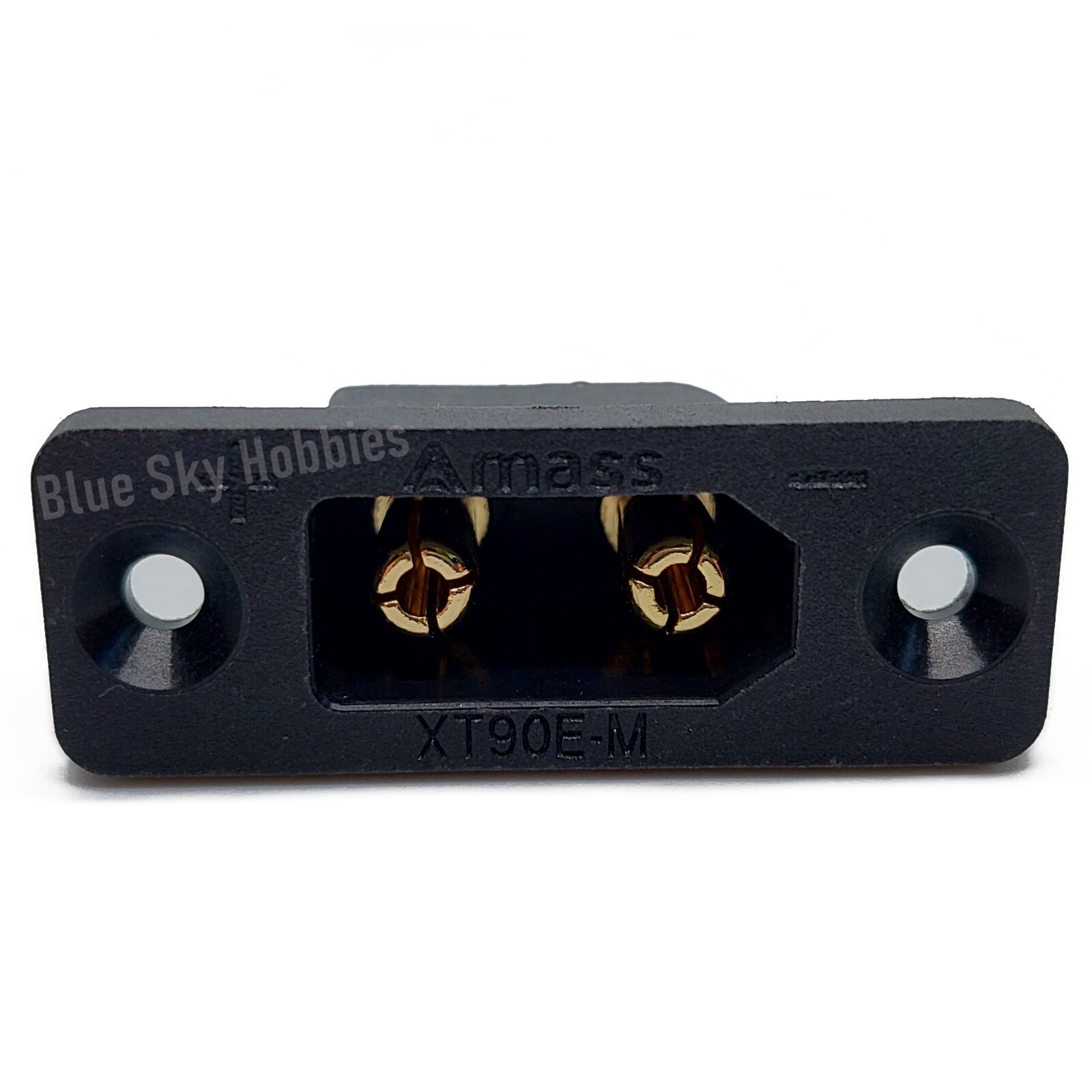 Amass XT90E-M Surface Mounted Male Connector XT90 Male 90A Battery ...