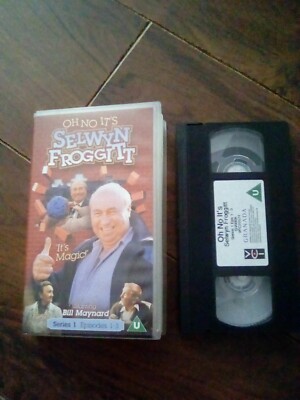 Oh no It's selwyn froggitt 3 episodes pal vhs video tape | eBay UK