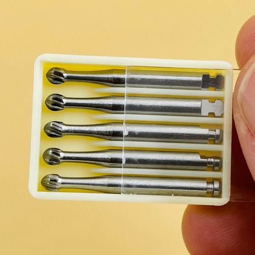5pcs Dental RA #8 Round Carbide Bur for Slow Speed Latch Type #8 RA ...